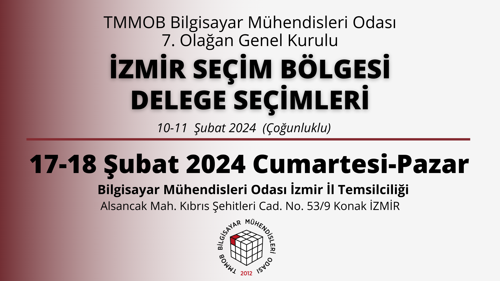BMO 7. Olağan Genel Kurulu İzmir Seçim Bölgesi Delege Seçimleri - TMMOB ...